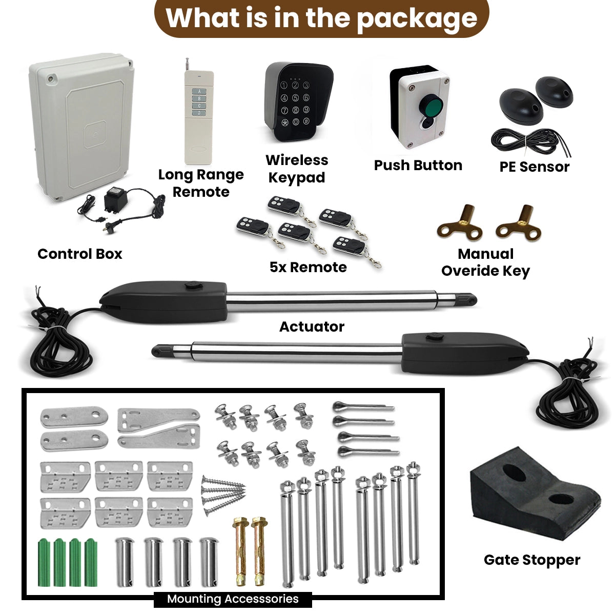 Electric Double Swing Gate Opener | Best Price-Free Shipping