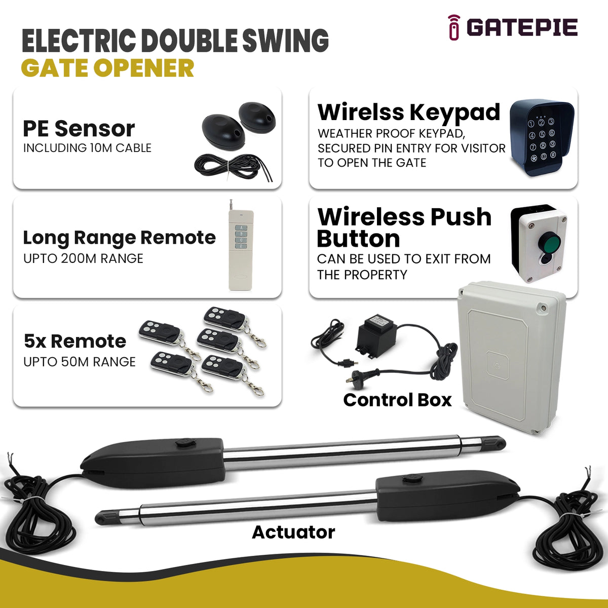 Electric Double Swing Gate Opener | Best Price-Free Shipping