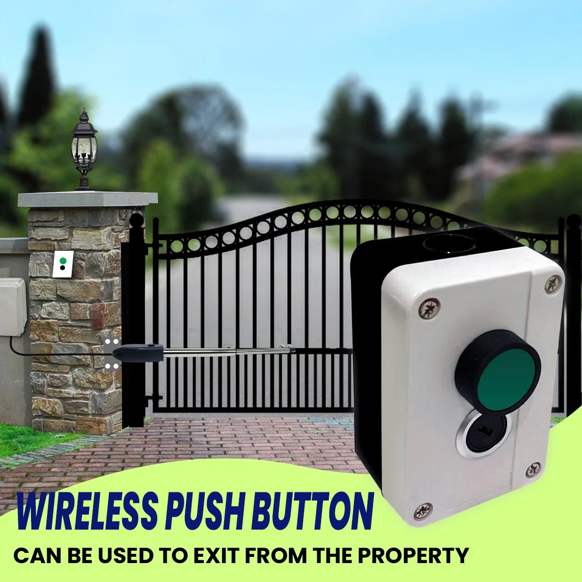 Wireless Push Button for Our Gatomate Gate Opener